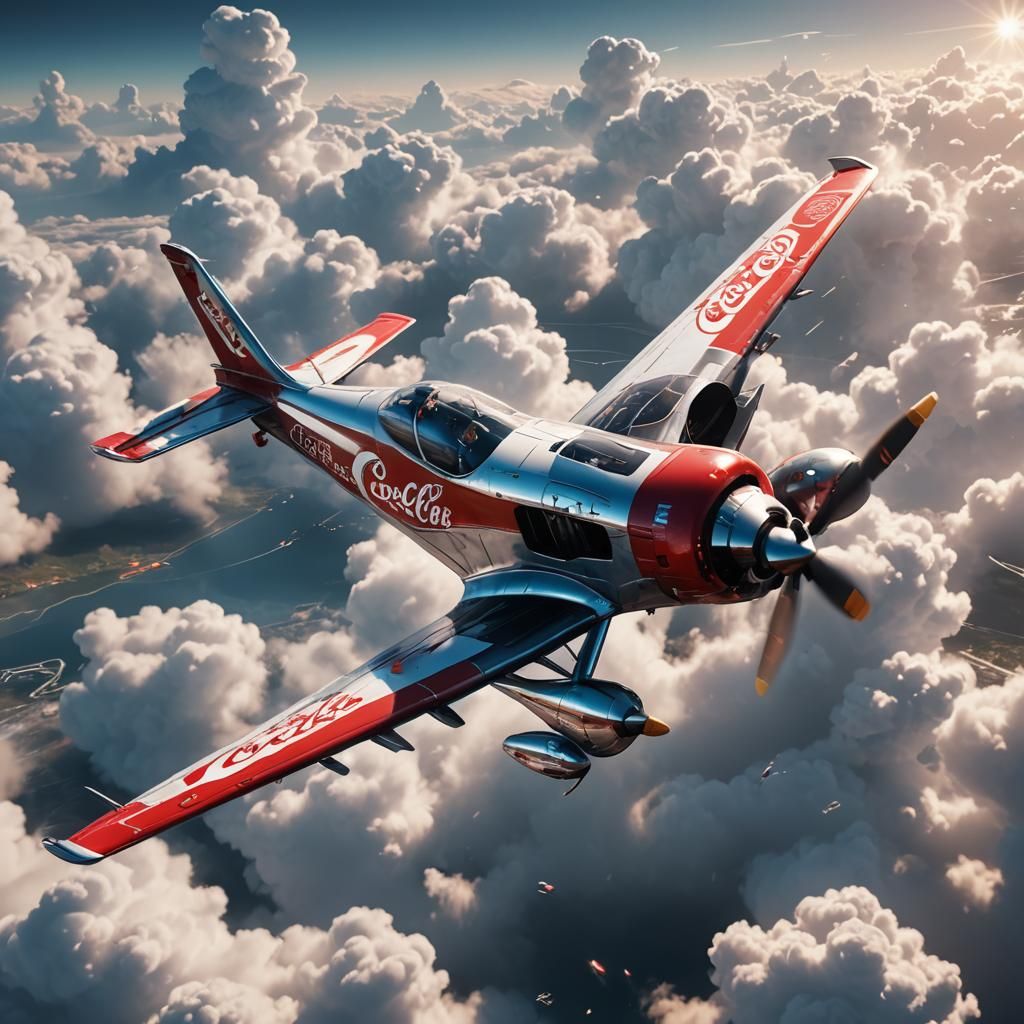 Coca Cola brand light aircraft - Coca Cola Aircraft Soars Th...