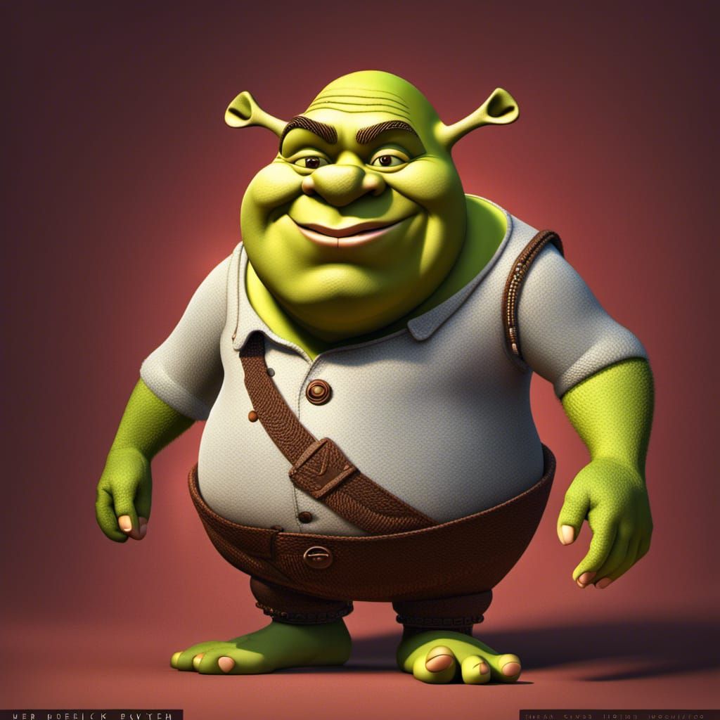 Mr. Shrek Bean - AI Generated Artwork - NightCafe Creator
