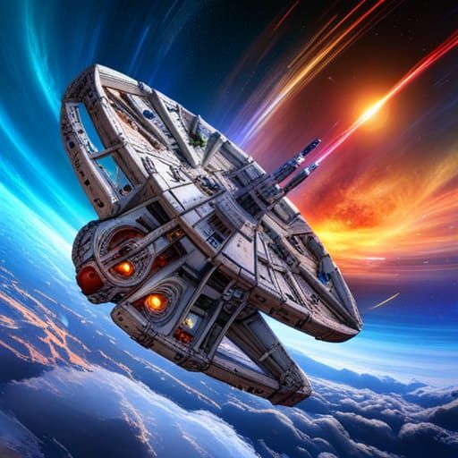 Space station - AI Generated Artwork - NightCafe Creator