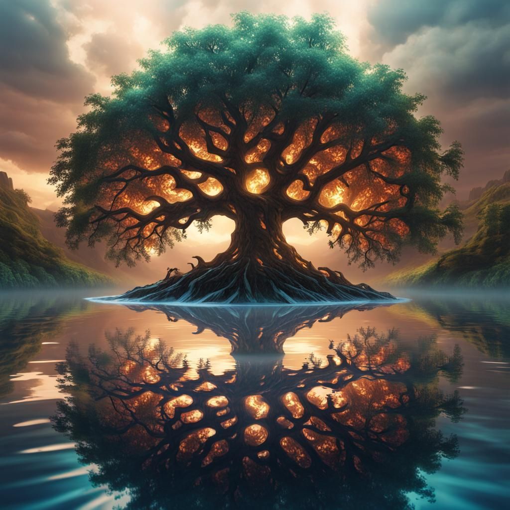 Tree Of Life - AI Generated Artwork - NightCafe Creator