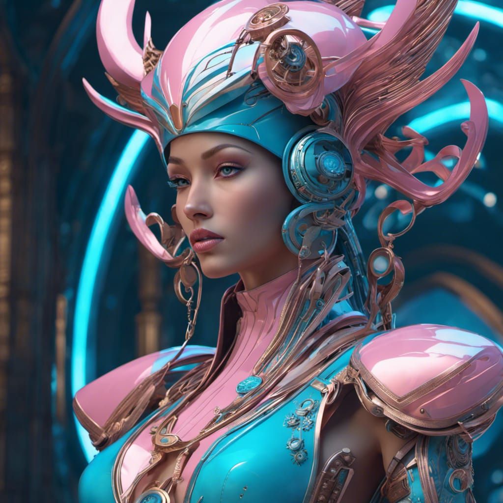 Cyborg Barbie - AI Generated Artwork - NightCafe Creator