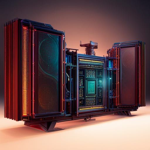 Quantum computer - AI Generated Artwork - NightCafe Creator