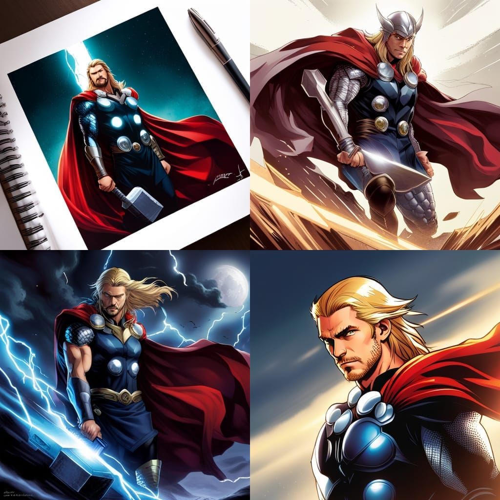 Thor - AI Generated Artwork - NightCafe Creator