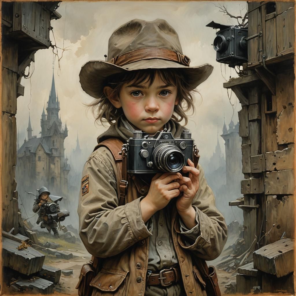 BUDDING PHOTOGRAPHER - AI Generated Artwork - NightCafe Creator