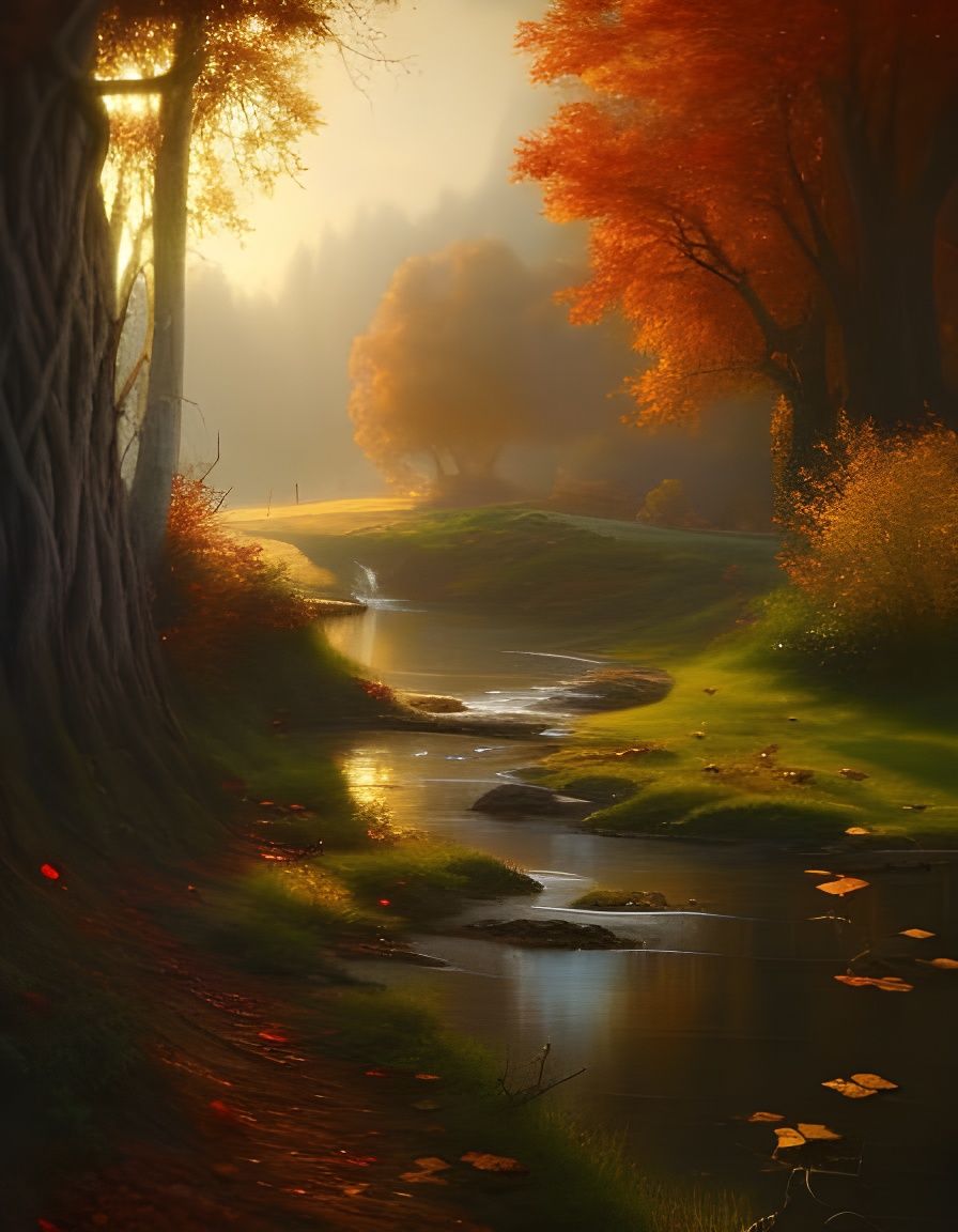 Missing autumn - AI Generated Artwork - NightCafe Creator