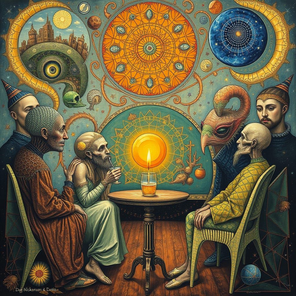 Psychedelic Utopia: Sacred Geometry in Maximalist ... - AI Art