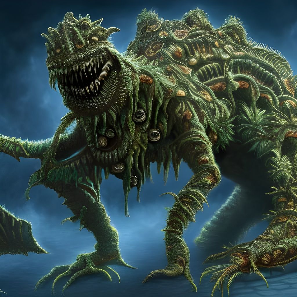 Rotting Plant Monster - AI Generated Artwork - NightCafe Creator