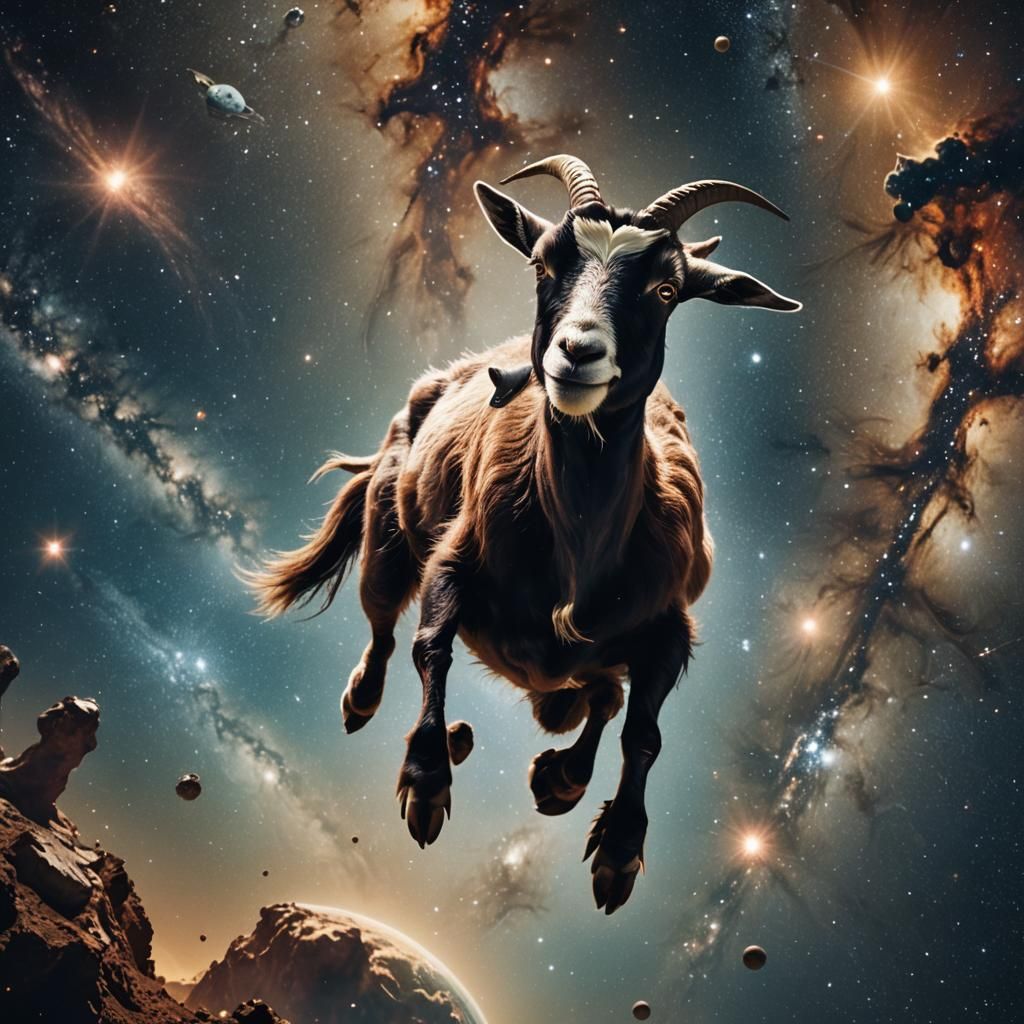 In space, no one can hear you baaaaa! - AI Generated Artwork ...