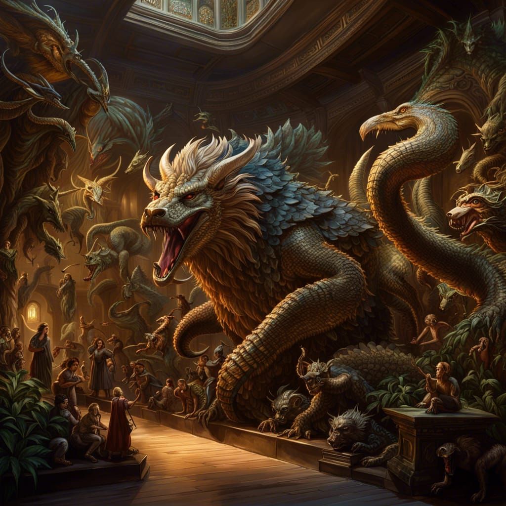 Cryptid Museum, Large Beasts Wing - AI Generated Artwork - NightCafe ...