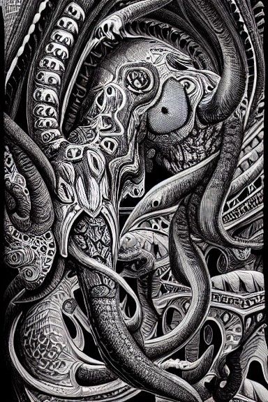 B&W entangled : r/nightcafe