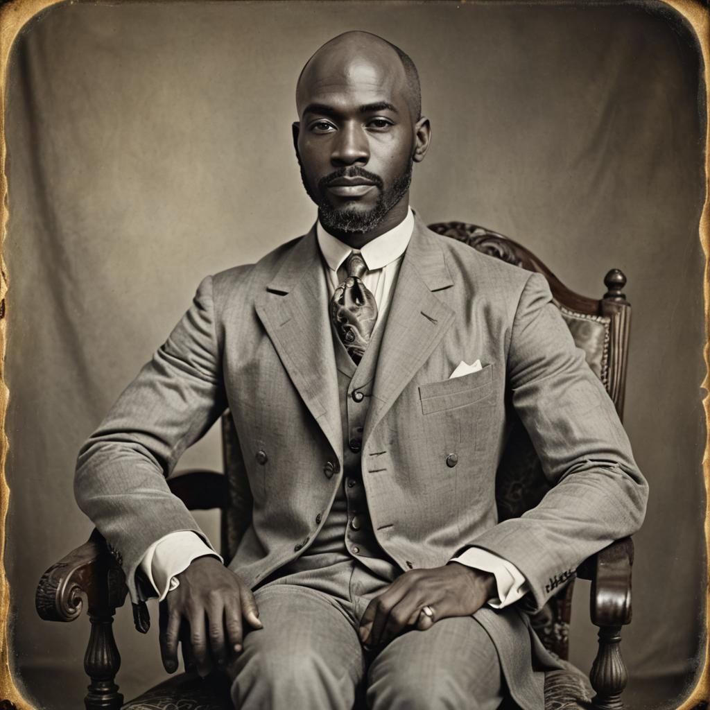 Ultra-detailed UHD, ultra-realistic, full-body image of a burly very ...