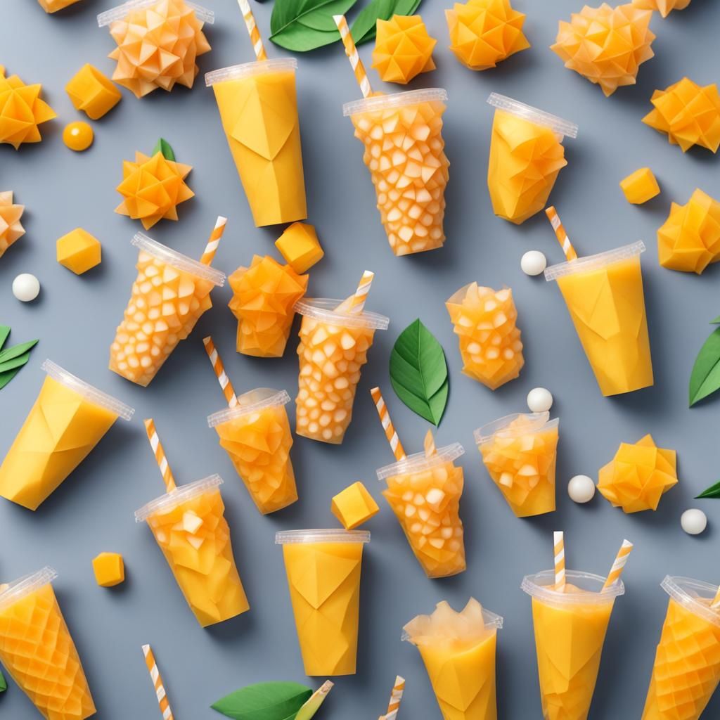 origami bubble tea - origami bubble tea