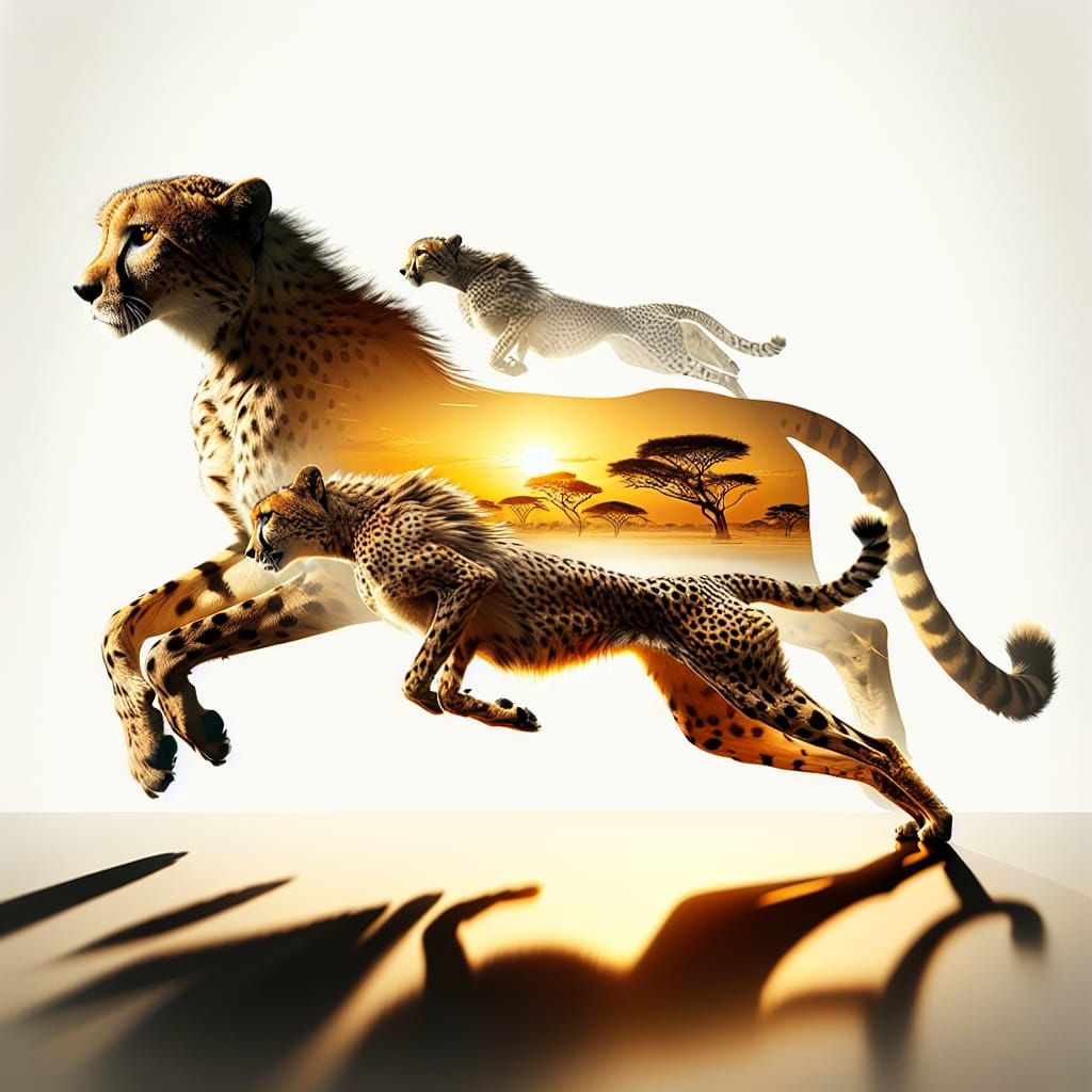 Cheetah….. - AI Generated Artwork - NightCafe Creator
