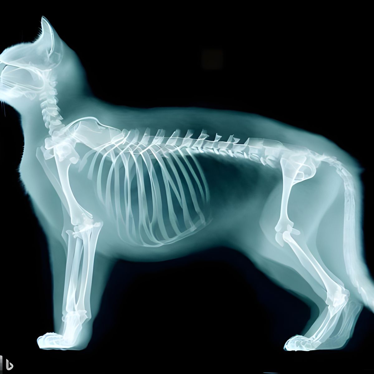 x-ray of a cat created using microsoft bing image creator - AI ...