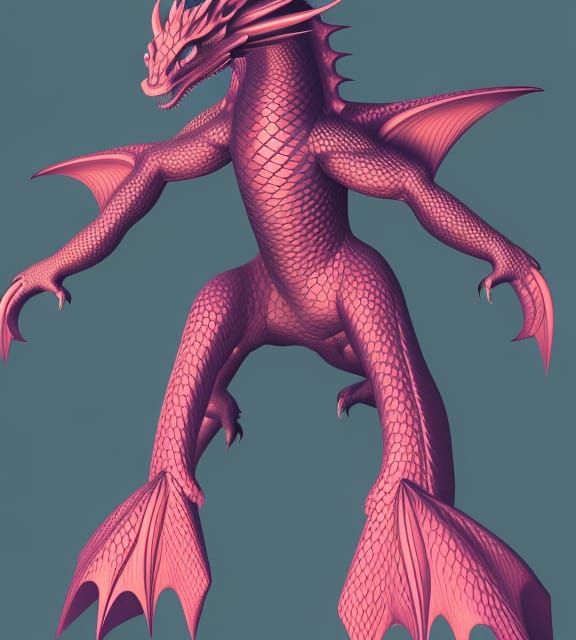 Red Water Drake - AI Generated Artwork - NightCafe Creator