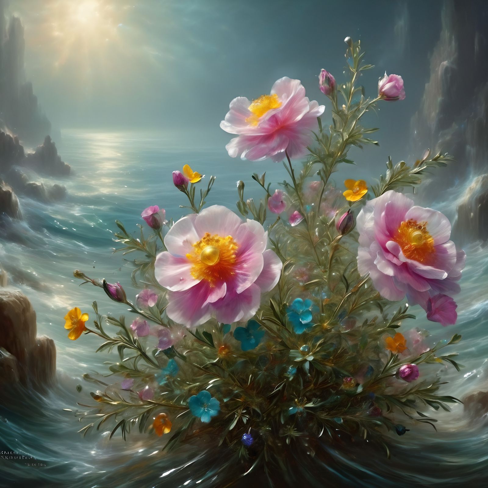 Flowers - AI Generated Artwork - NightCafe Creator