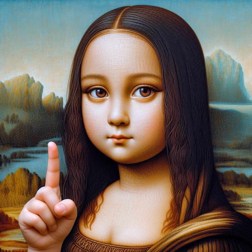 Young Mona Lisa - AI Generated Artwork - NightCafe Creator