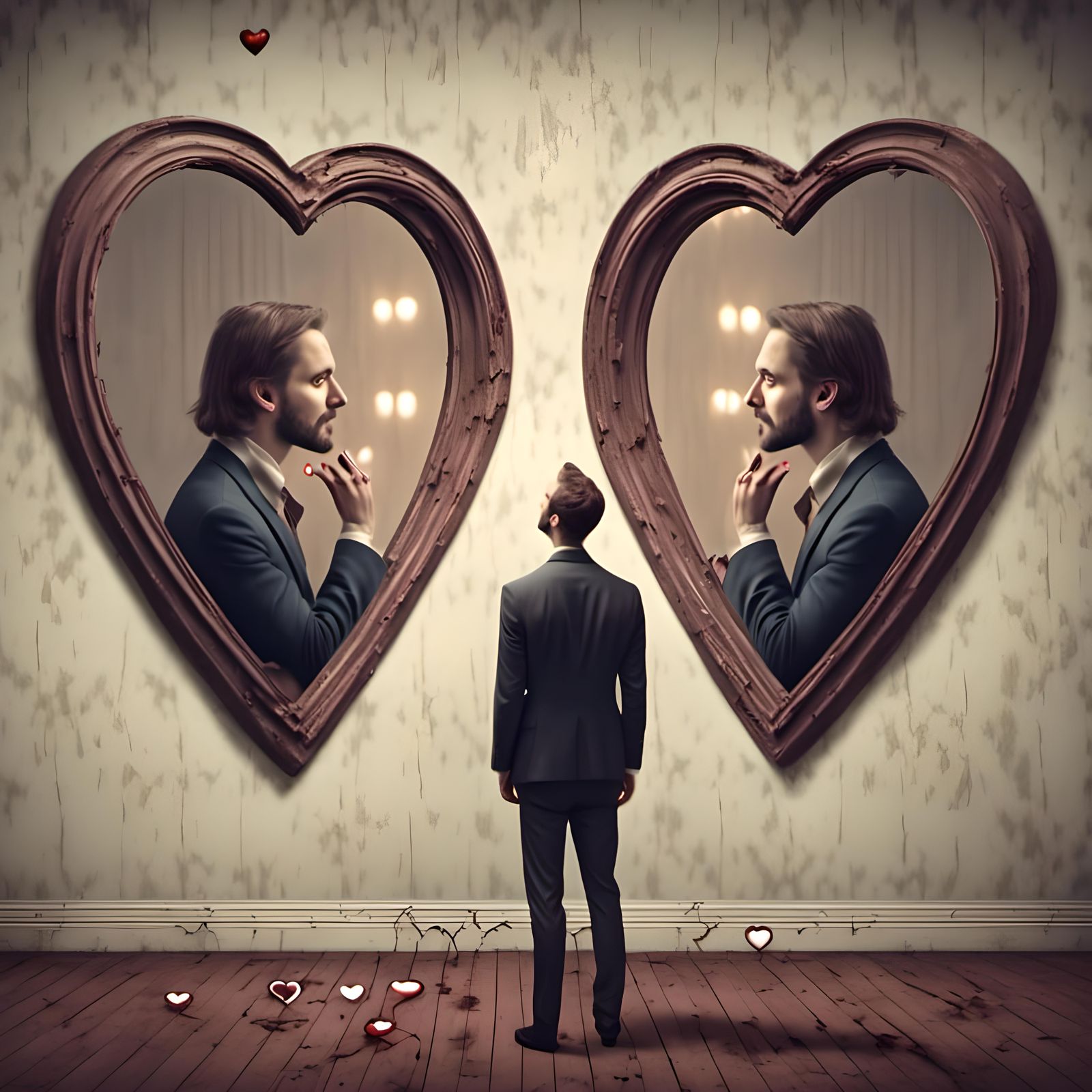 The Narcissist - AI Generated Artwork - NightCafe Creator