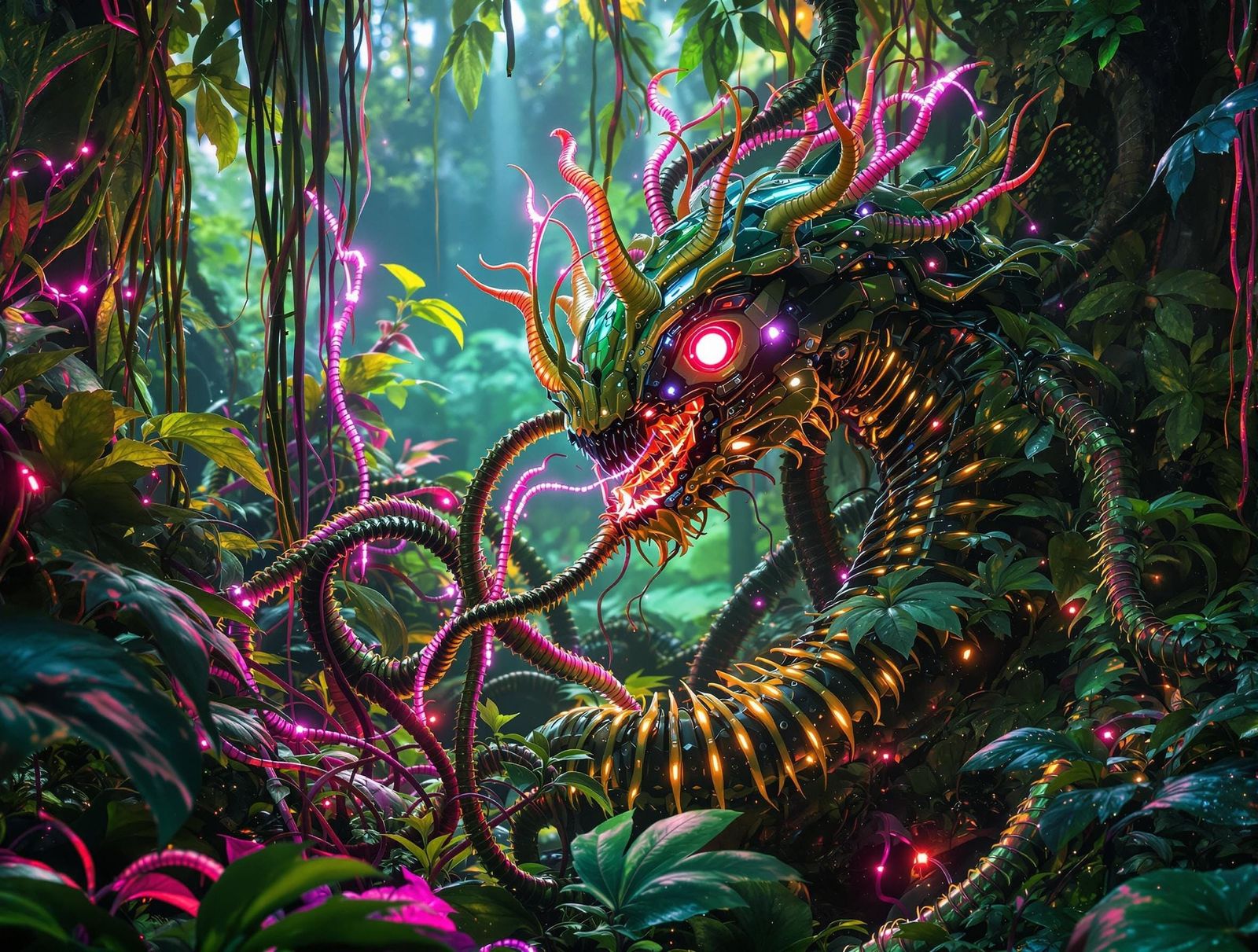 Cybernetic Carnivorous Plant Monstrosity