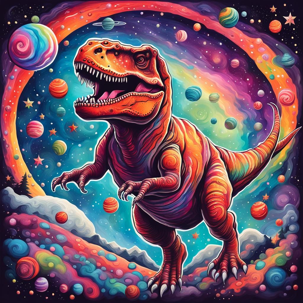 Galaxy Rex - AI Generated Artwork - NightCafe Creator