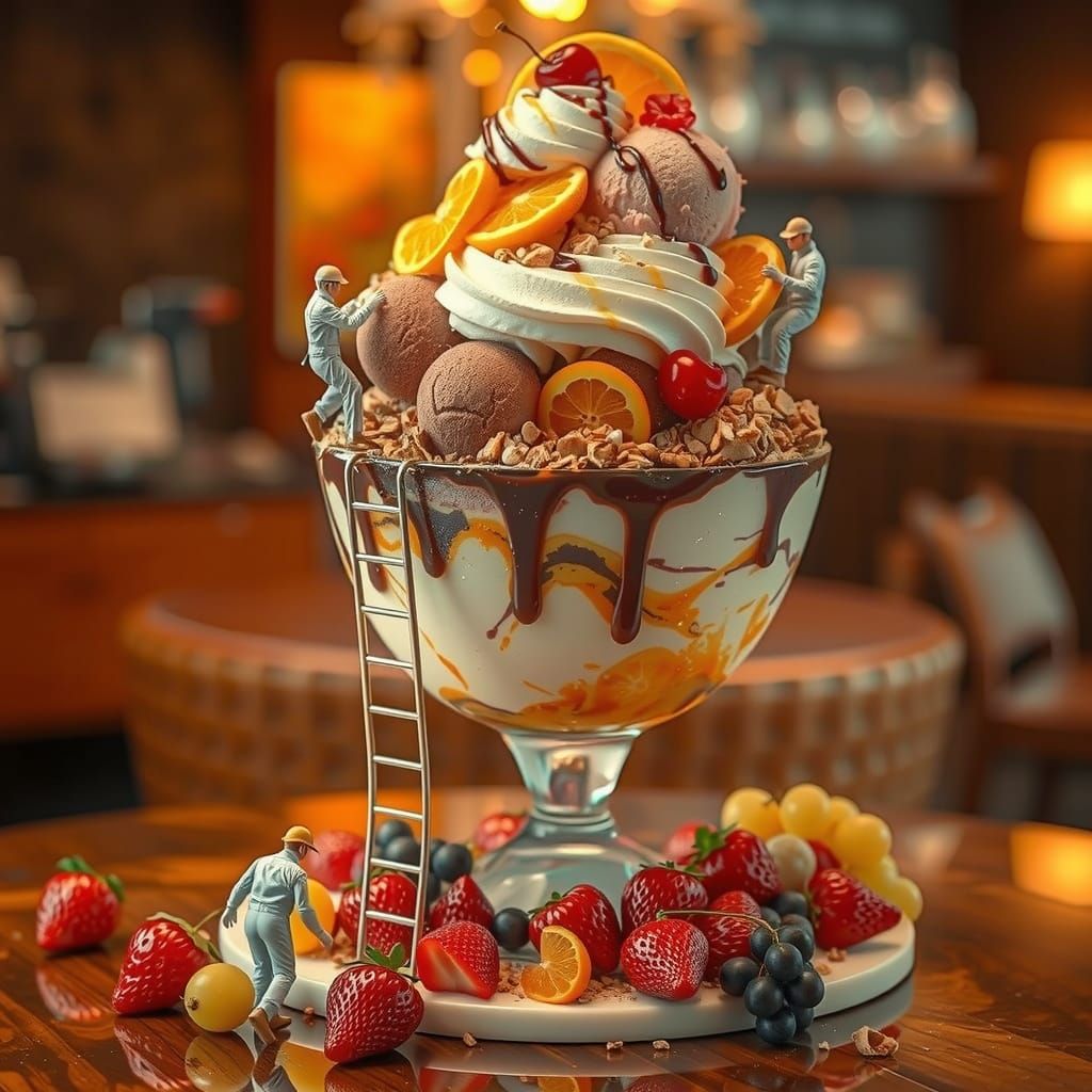 The techinicians making the best ice cream in the world.