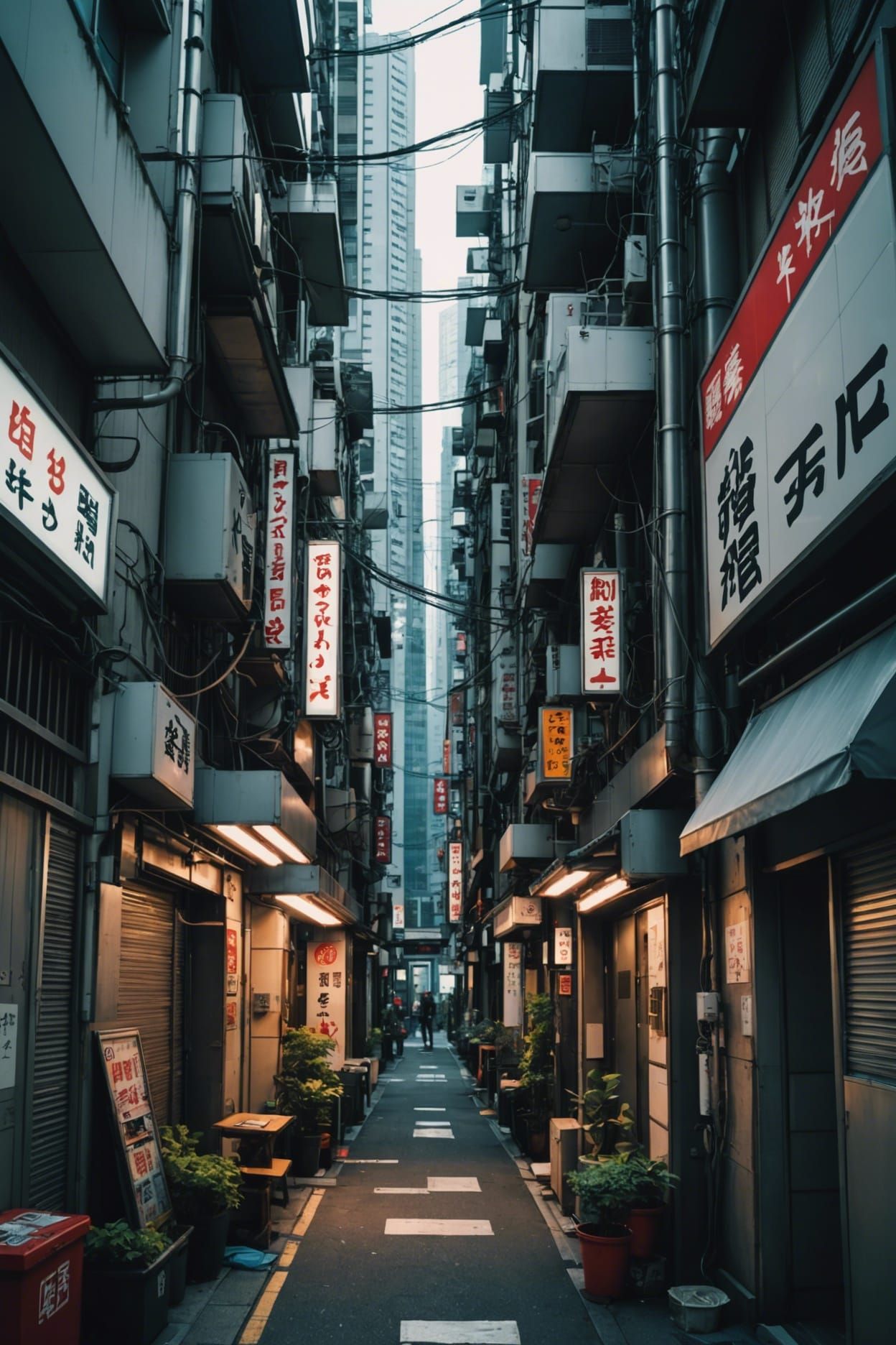 Tokyo Alley - AI Generated Artwork - NightCafe Creator