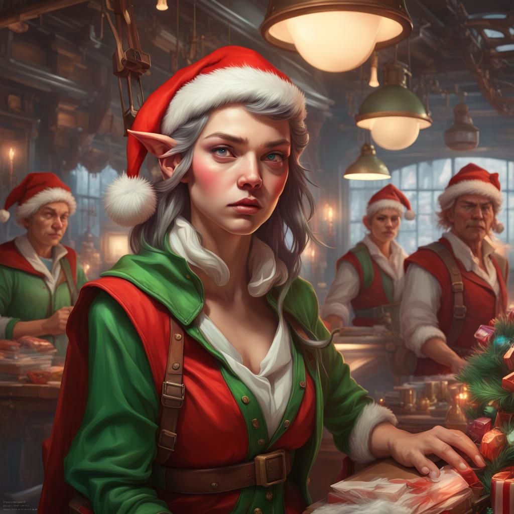 Santa's elves go on strike the toy factory shuts down show elves not ...