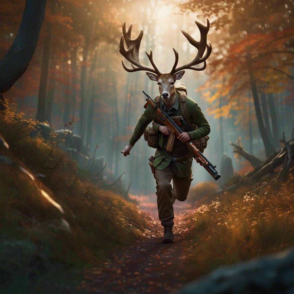 My deer hunting rifle - AI Generated Artwork - NightCafe Creator