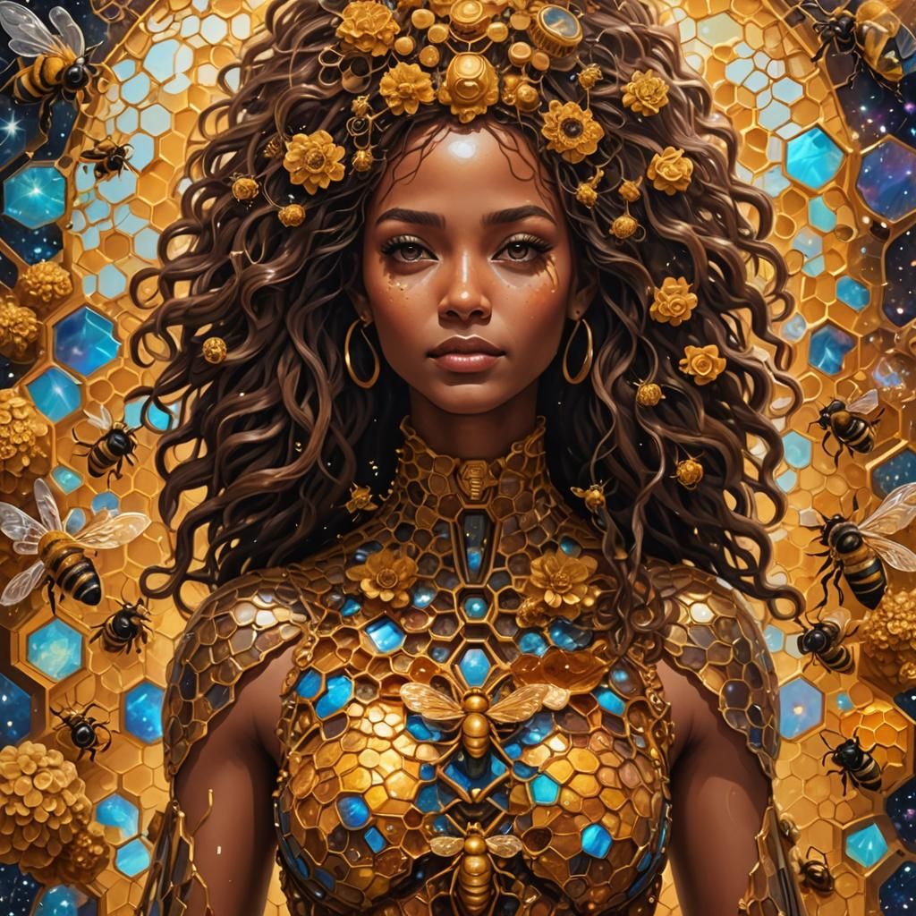 Oshun Energy - The Divine Queen Bee - AI Generated Artwork - NightCafe ...