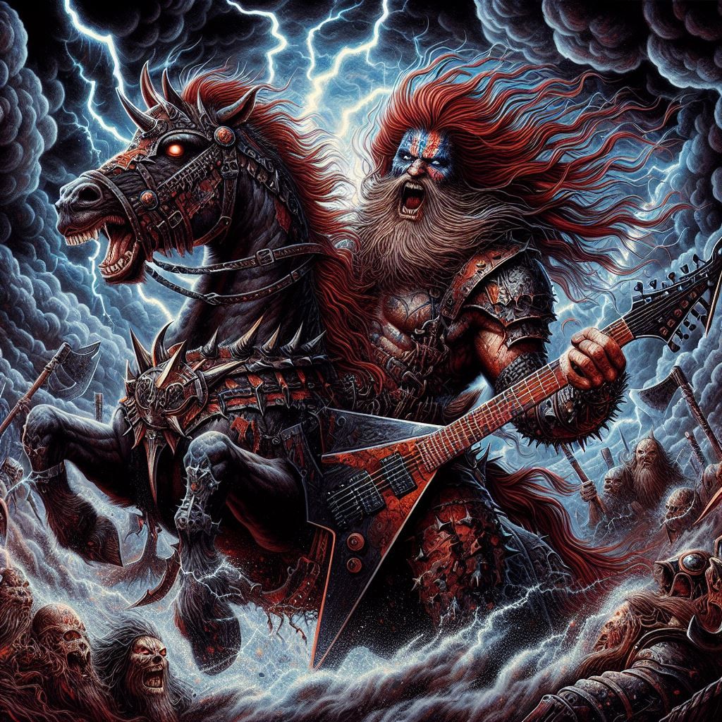 Thunderhorse - AI Generated Artwork - NightCafe Creator