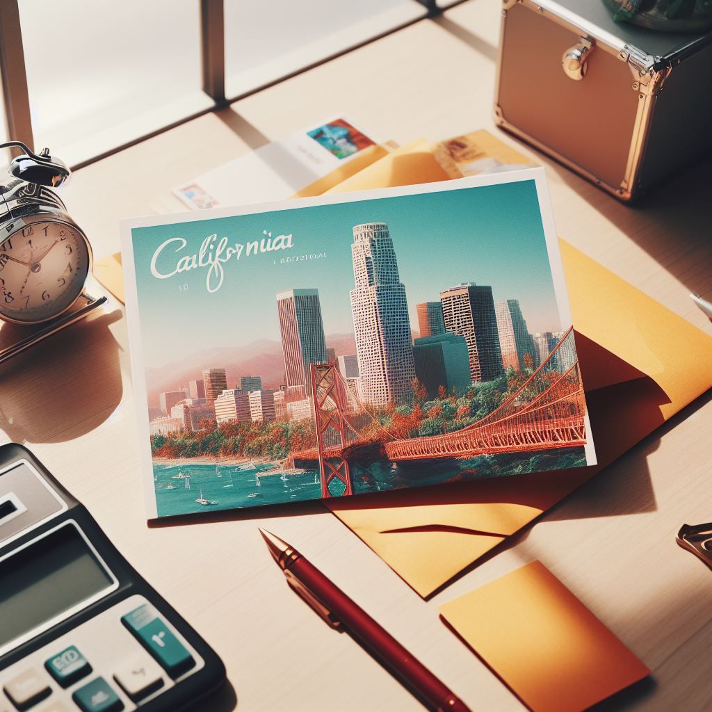 California postcard ️🌴 D3 - AI Generated Artwork - NightCafe Creator