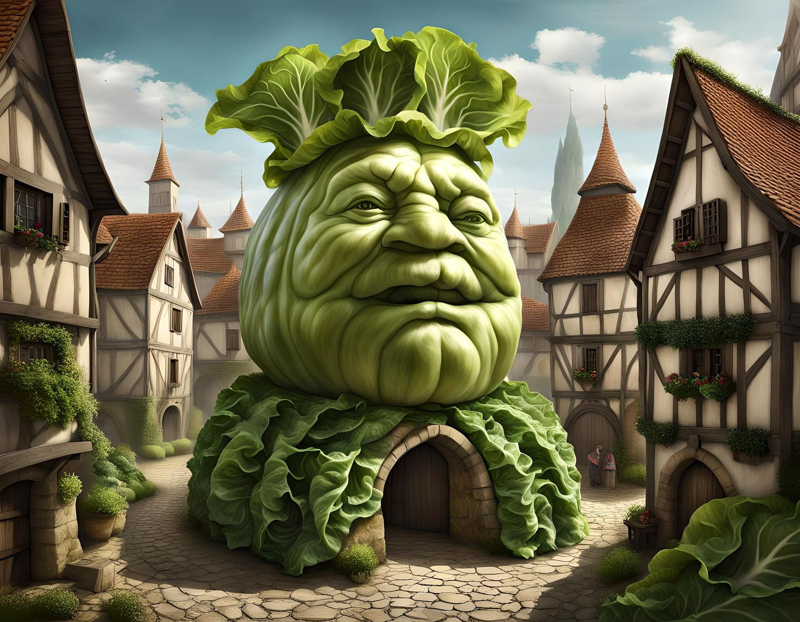 Lettuce Heads - Style Mashups - AI Generated Artwork - NightCafe Creator