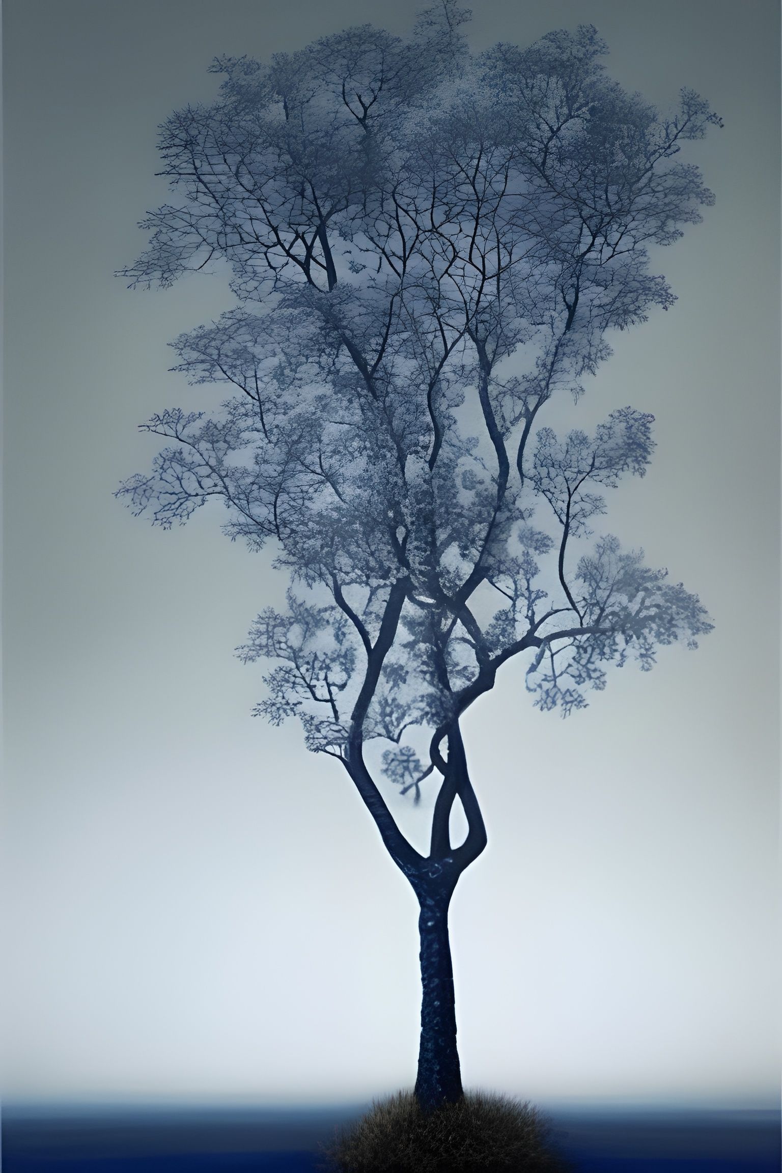 A Spindly Tree - AI Generated Artwork - NightCafe Creator