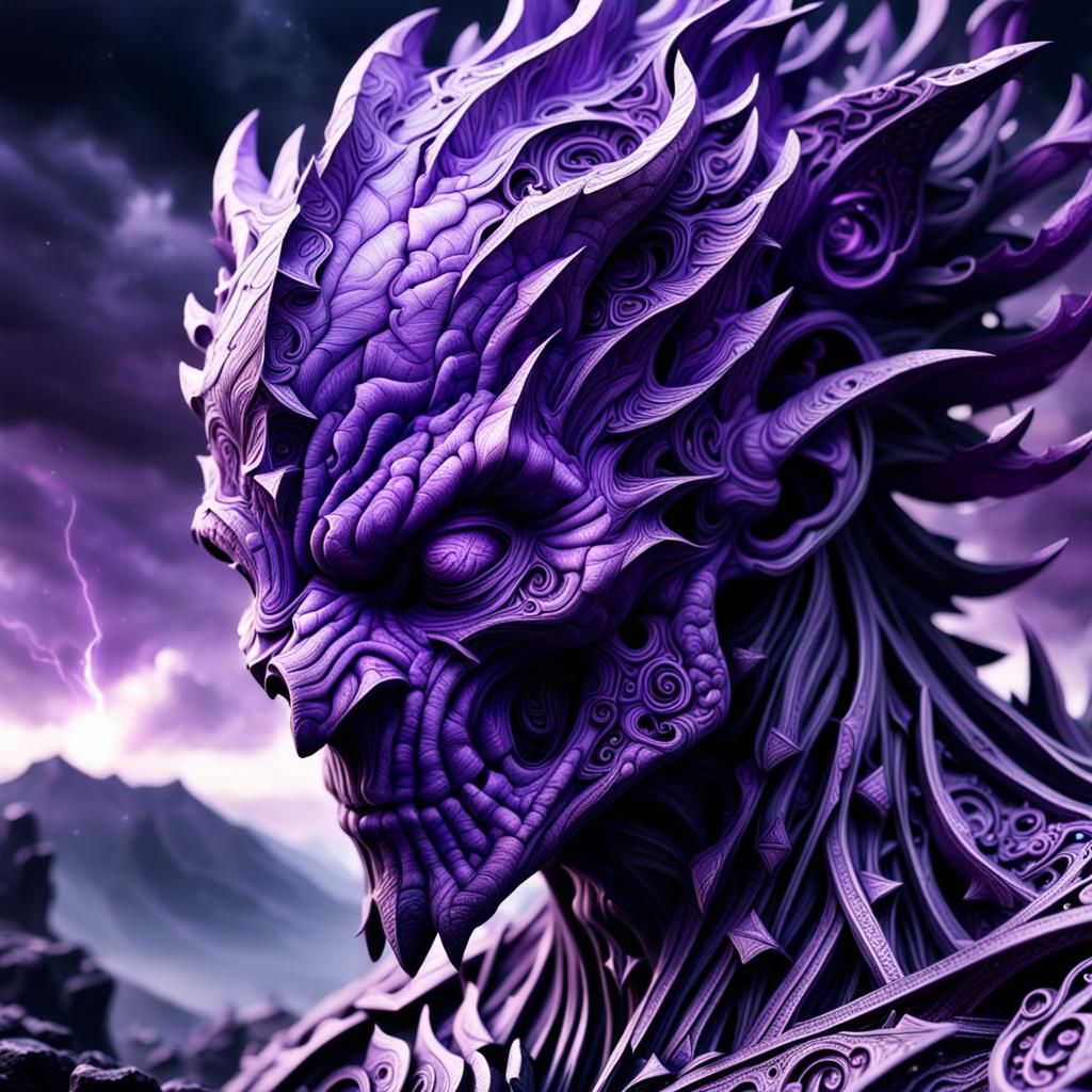 purple elemental being - AI Generated Artwork - NightCafe Creator