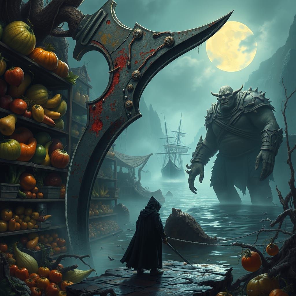 Twisted Harvest: Dark Magic Mutations Unleashed - AI Art