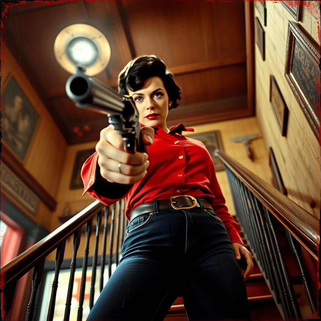 At gunpoint - At gunpoint