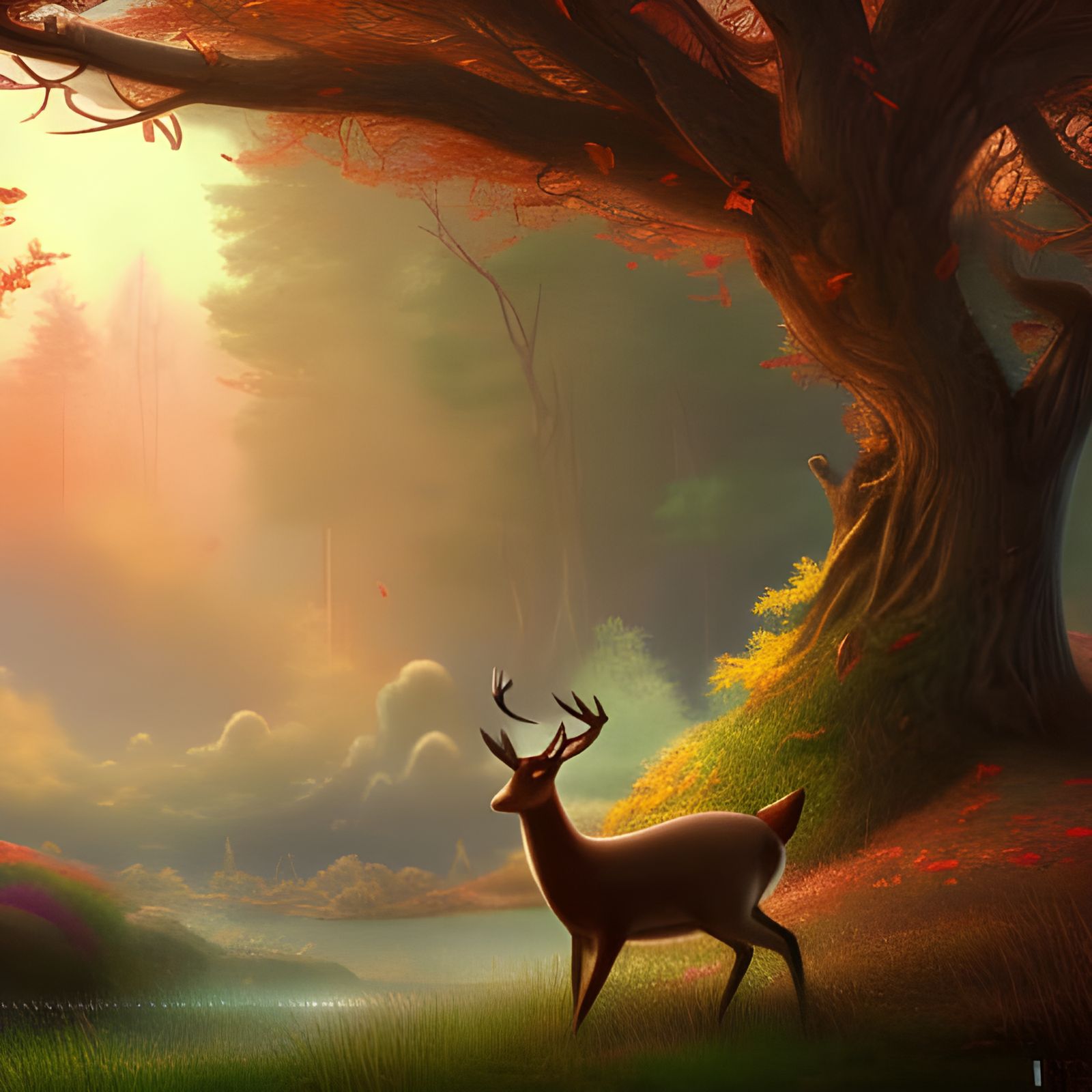Doe, a Deer - AI Generated Artwork - NightCafe Creator