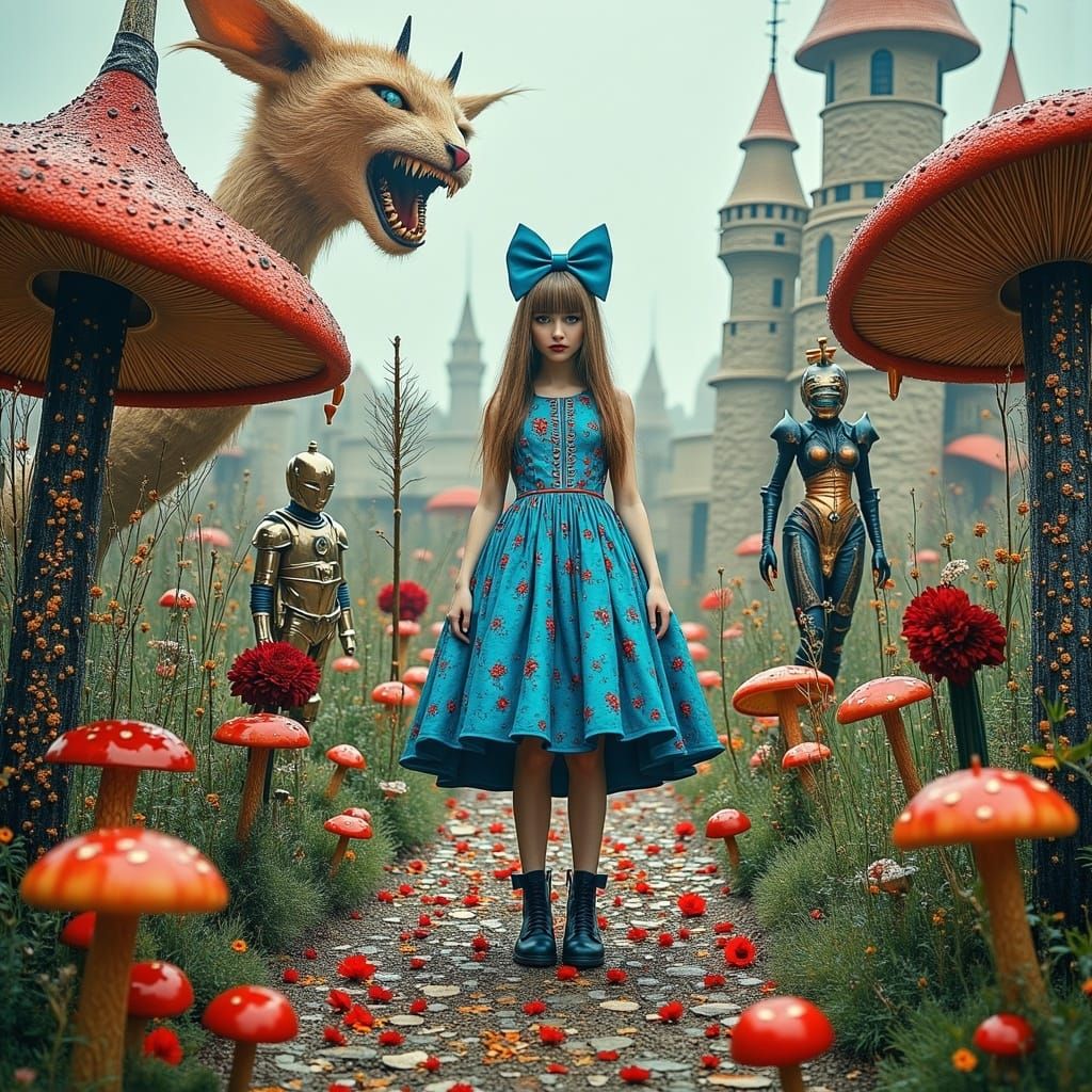 One pill makes you larger And one pill makes you small And the ones ...