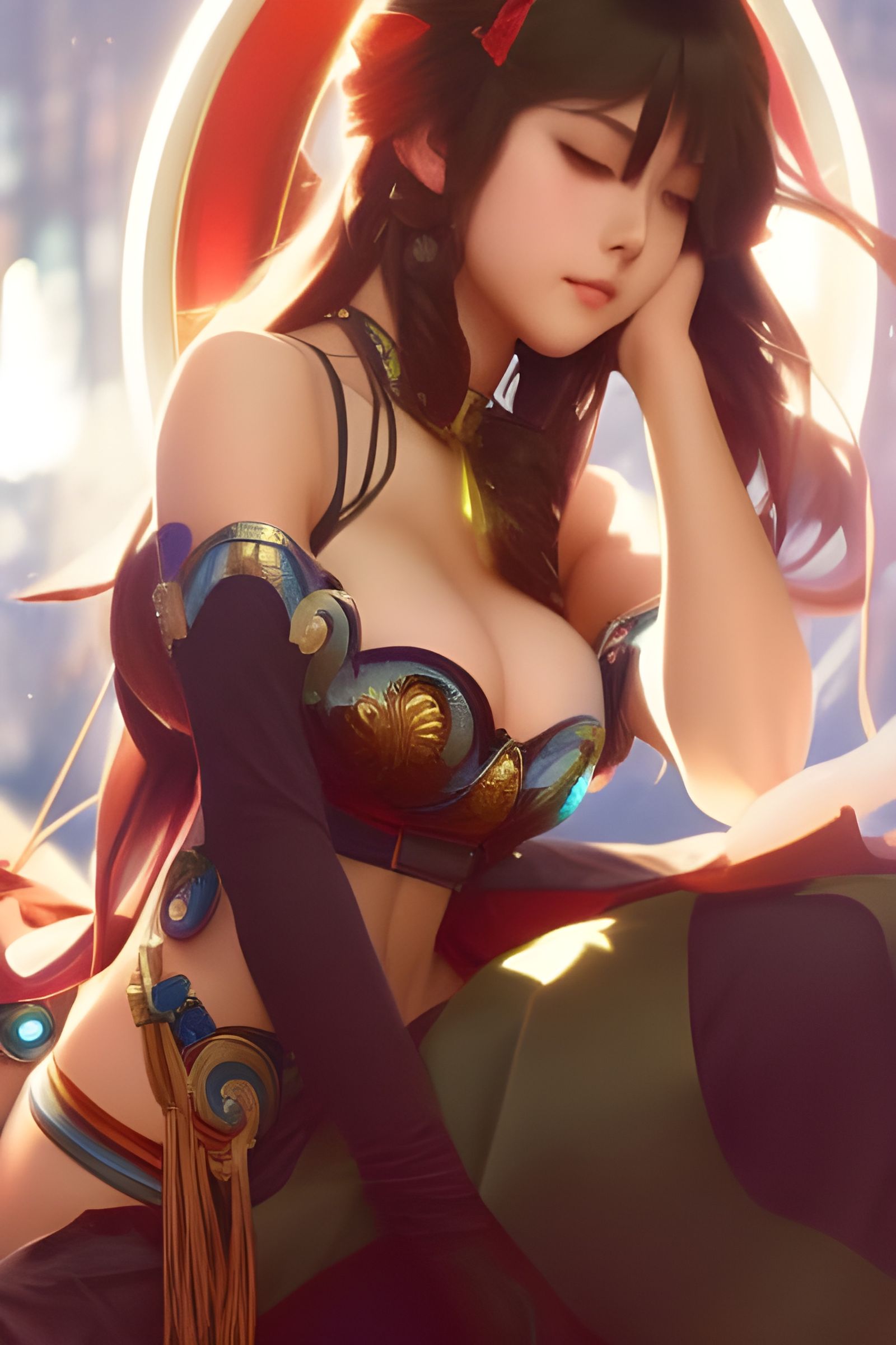 Sleepy Starlet - AI Generated Artwork - NightCafe Creator