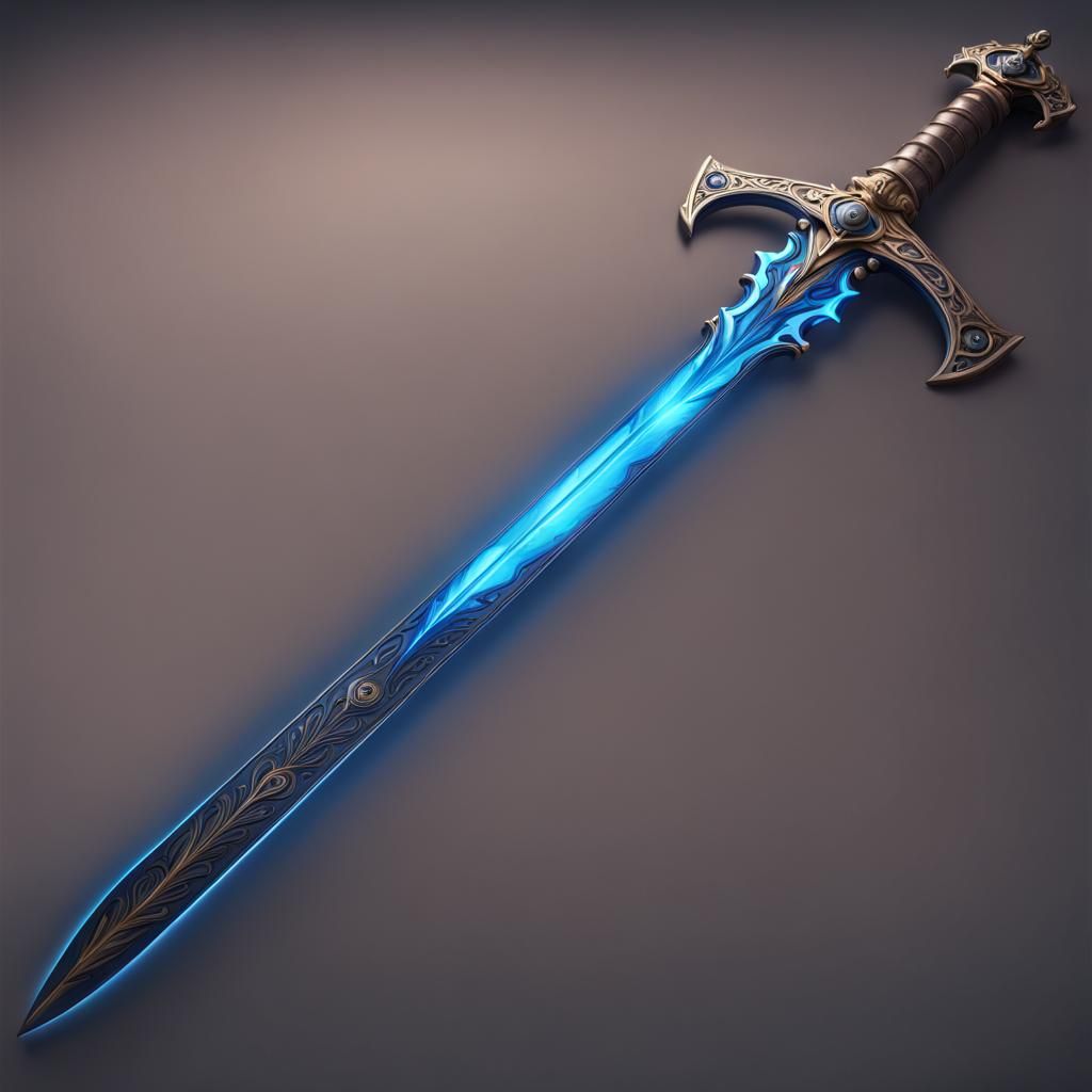 An elegant sword - AI Generated Artwork - NightCafe Creator