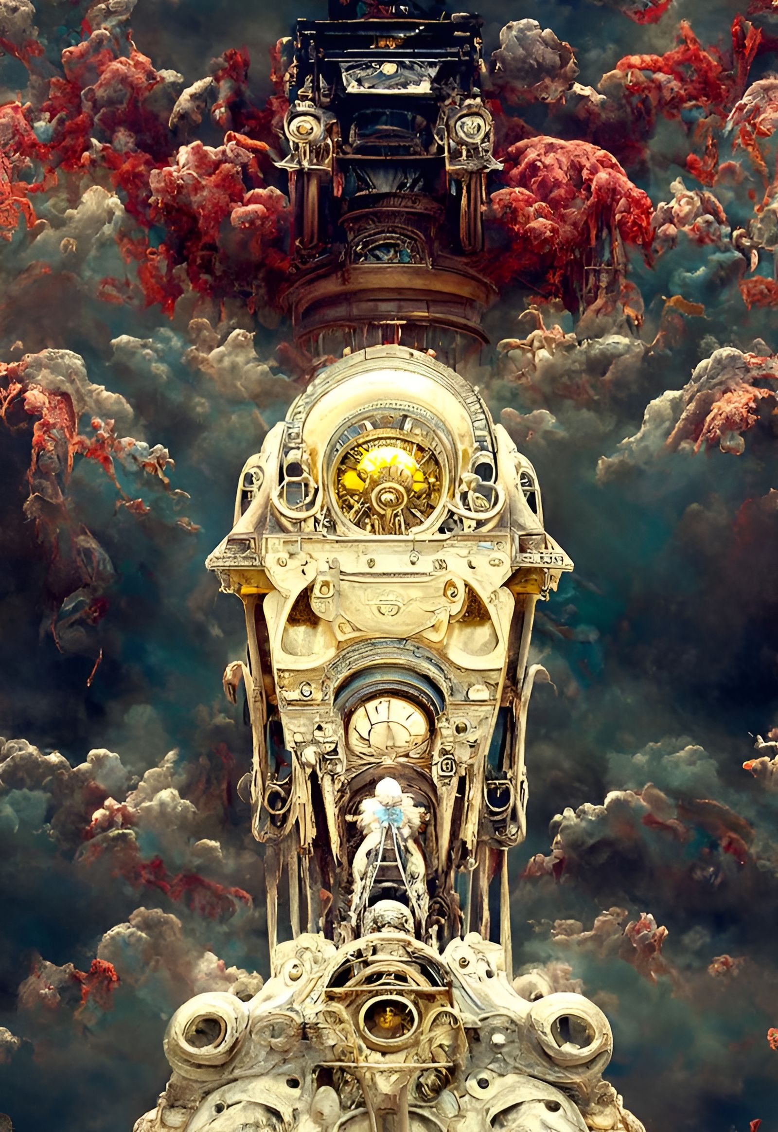 Mystical Mythical Magical Clock - AI Generated Artwork - NightCafe Creator