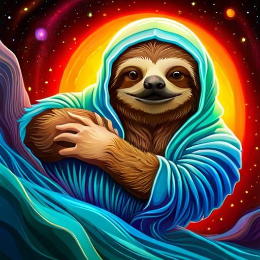 A sloth - AI Generated Artwork - NightCafe Creator