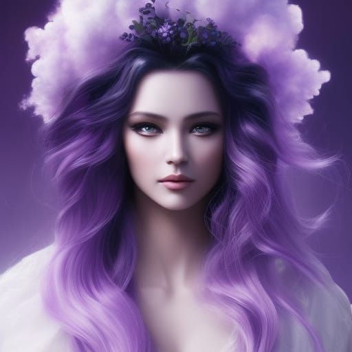 Lavender Silk - AI Generated Artwork - NightCafe Creator