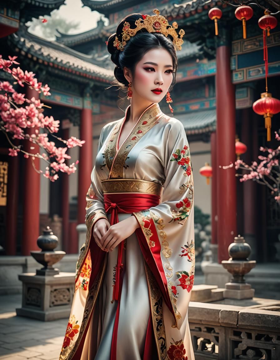 Han Imperial Concubine - AI Generated Artwork - NightCafe Creator