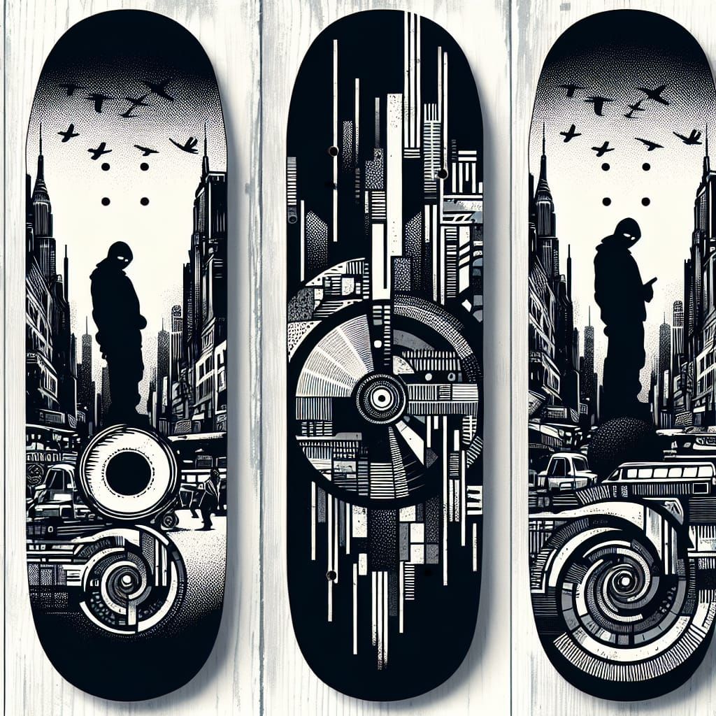 Art by Banksy, customized skateboard designs, unique graphics, stencil ...