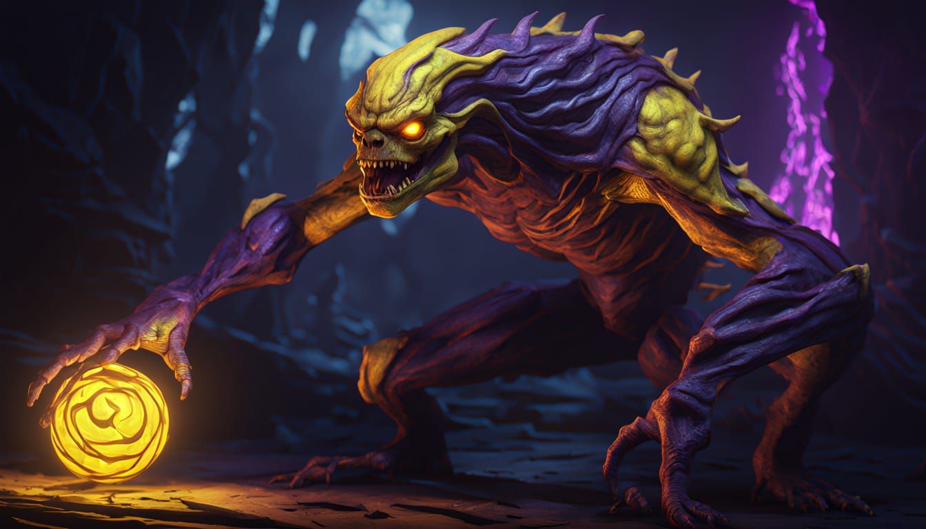 The creature came from deep within the earth's crust, years of ...