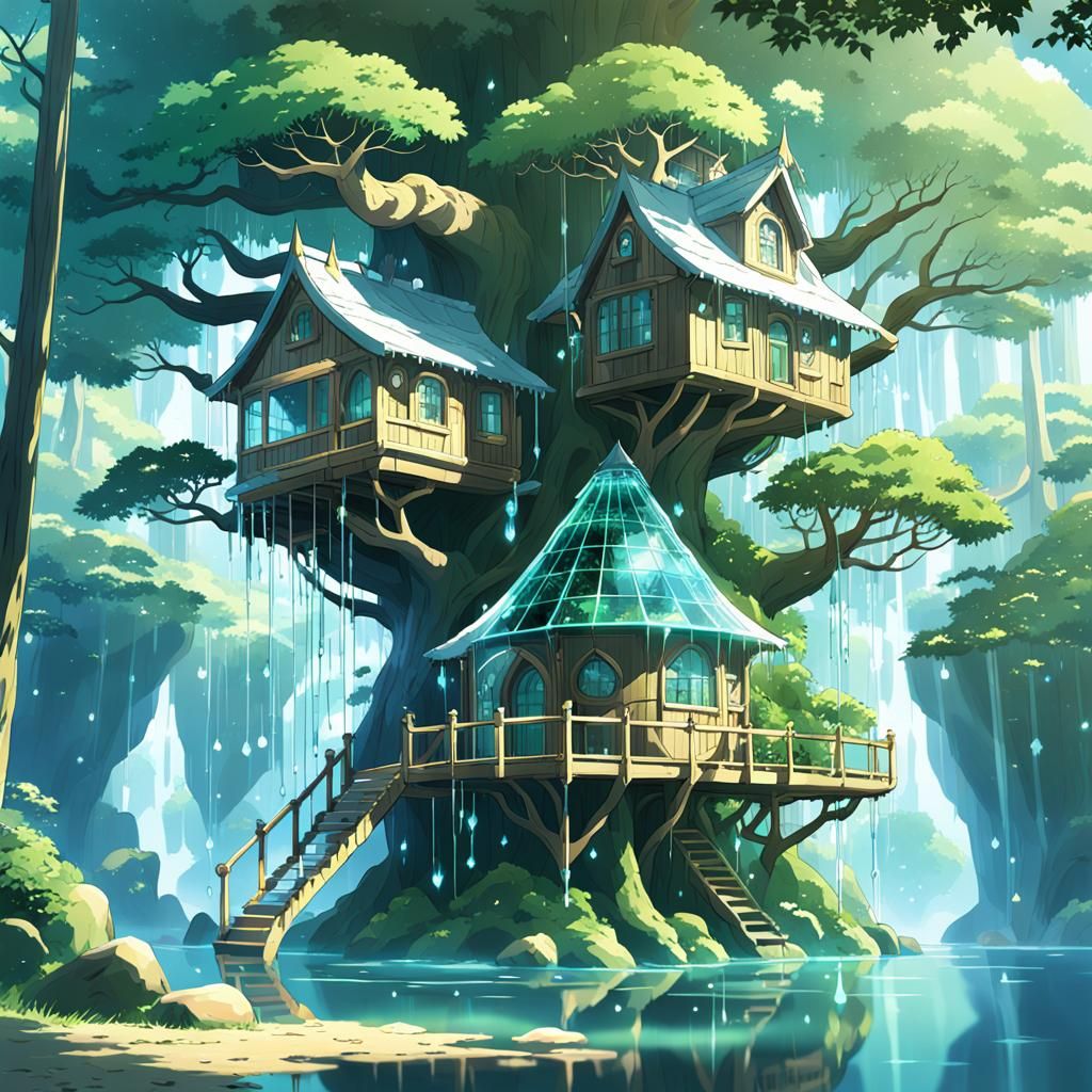 elven enclave 1 - AI Generated Artwork - NightCafe Creator