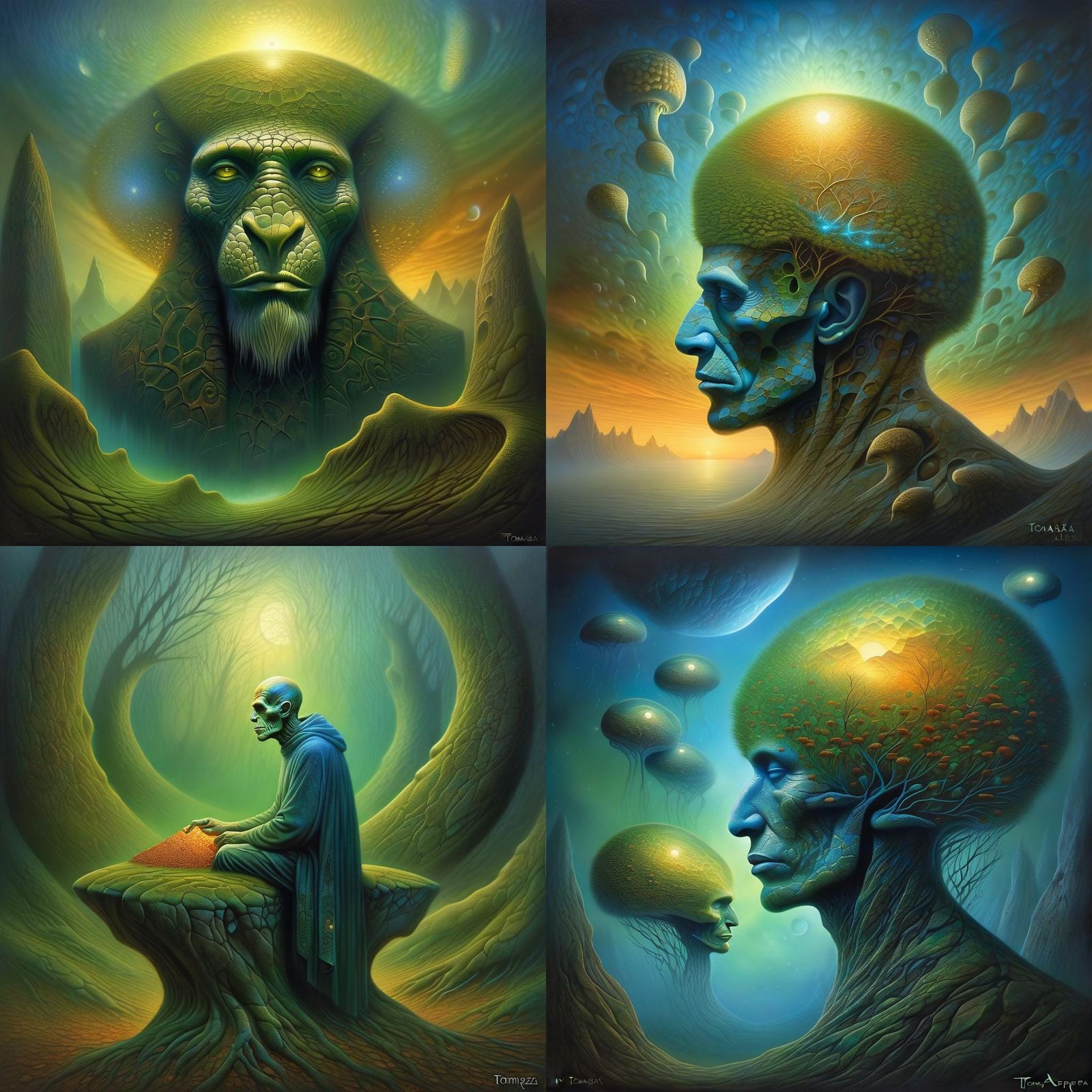 Artist Studies 1089 : by Tomasz Alen Kopera - AI Generated Artwork - NightCafe Creator