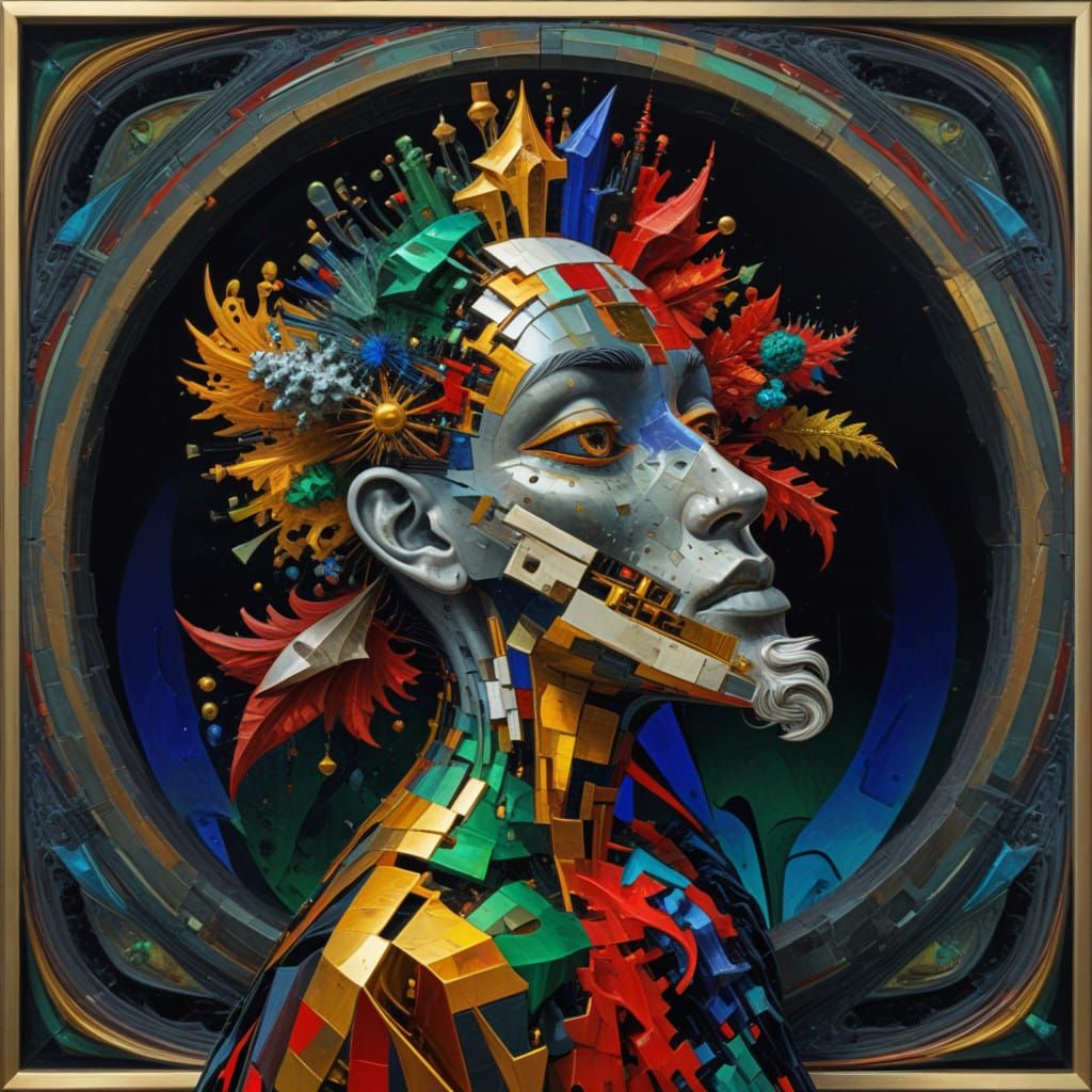 Painted, Colored, Modernist, Abstract, Cubist, Dada, Surrealist ...