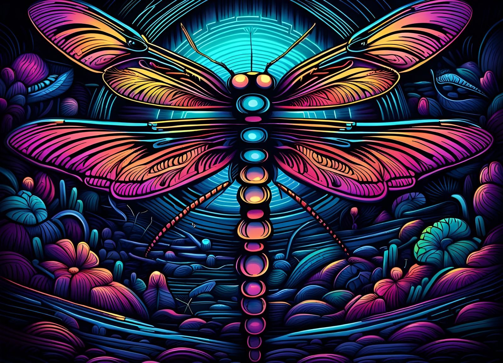 Trippy Flight - AI Generated Artwork - NightCafe Creator